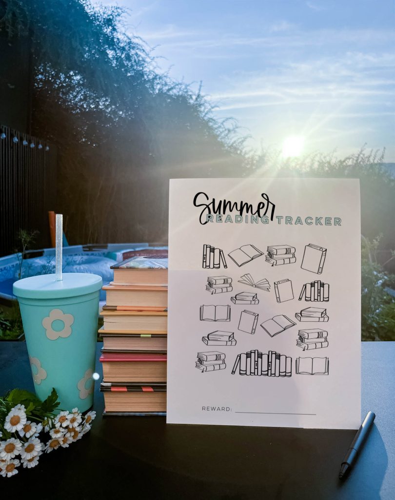 Summer Free Printable reading tracker | Book log template - Hand ...