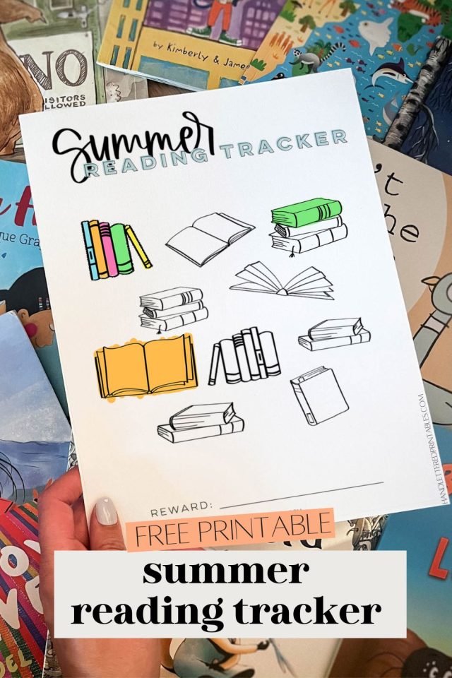 Summer Free Printable reading tracker | Book log template - Hand ...