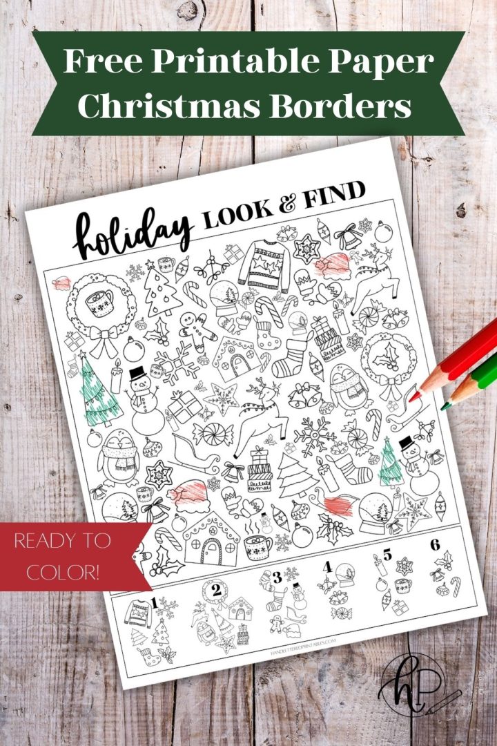 Holiday Look + Find | Find the Hidden Christmas Objects Printable ...
