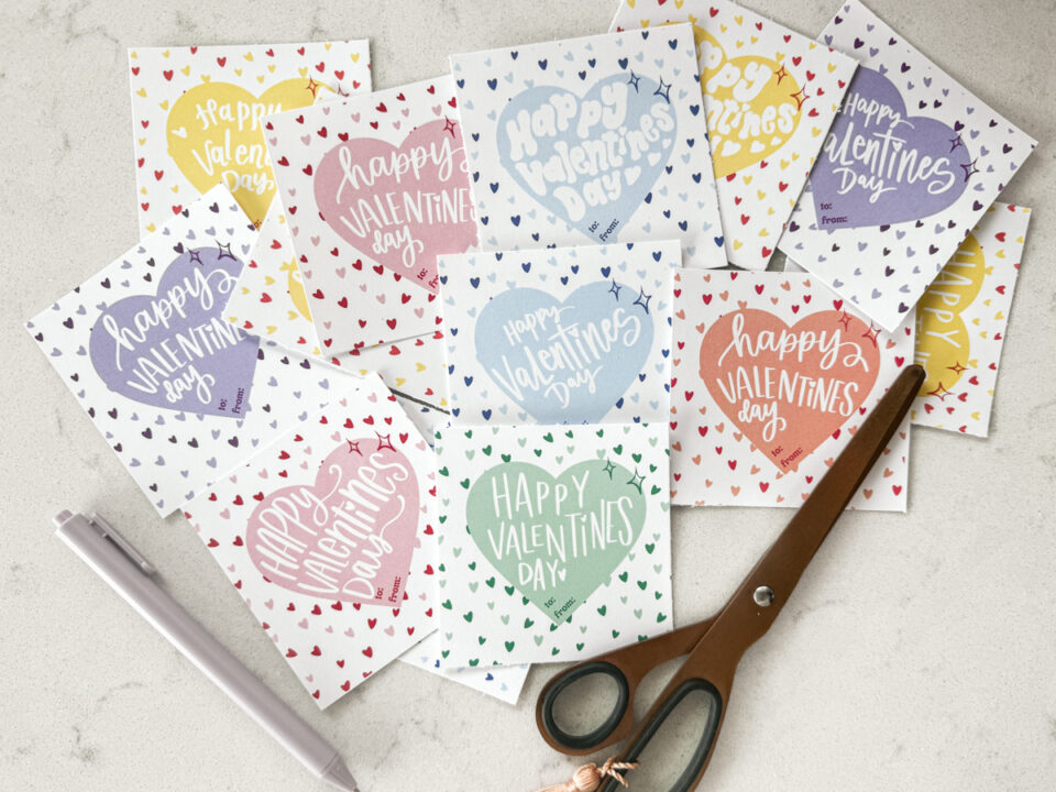 36 Free Printable Happy Valentine's Day Cards - Hand Lettered Printables
