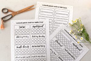 16 Free Printable Punch Cards for Adults + Kids - Hand Lettered Printables