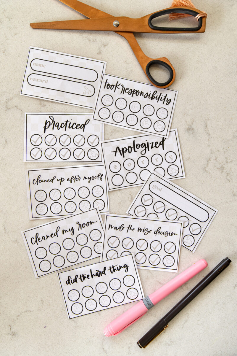 16 Free Printable Punch Cards for Adults + Kids - Hand Lettered Printables