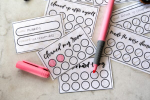 16 Free Printable Punch Cards for Adults + Kids - Hand Lettered Printables