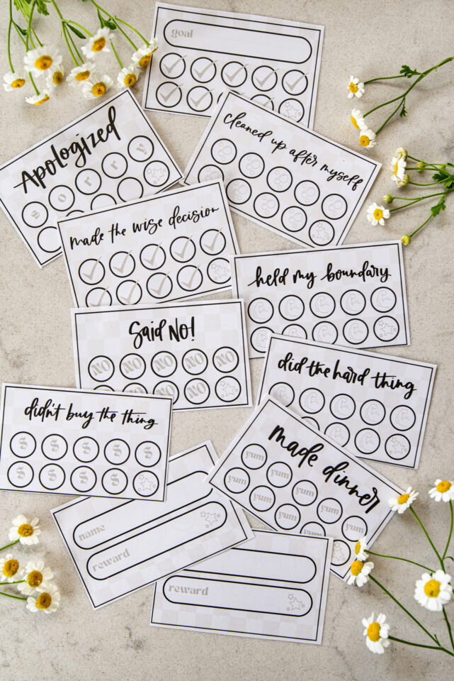 16 Free Printable Punch Cards for Adults + Kids - Hand Lettered Printables